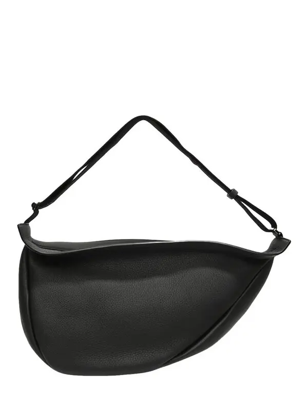 THE ROW Large Slouchy Banana Shoulder Bag - Black