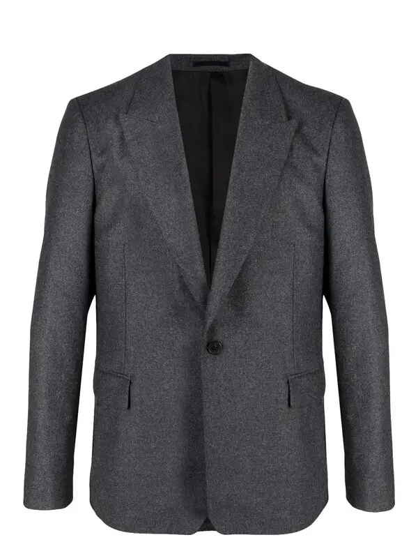 THE ROW Peak Lapels Single-breasted Blazer - Grey