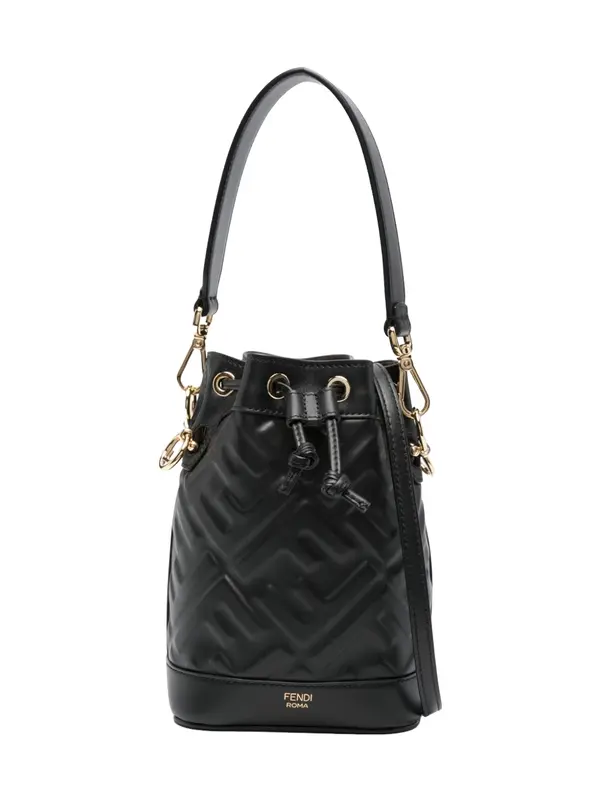 Fendi Mini Mon Tresor Bucket Bag - Black