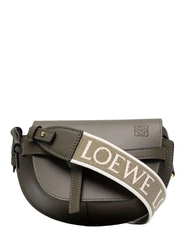 Loewe Mini Gate Dual Crossbody Bag - Green