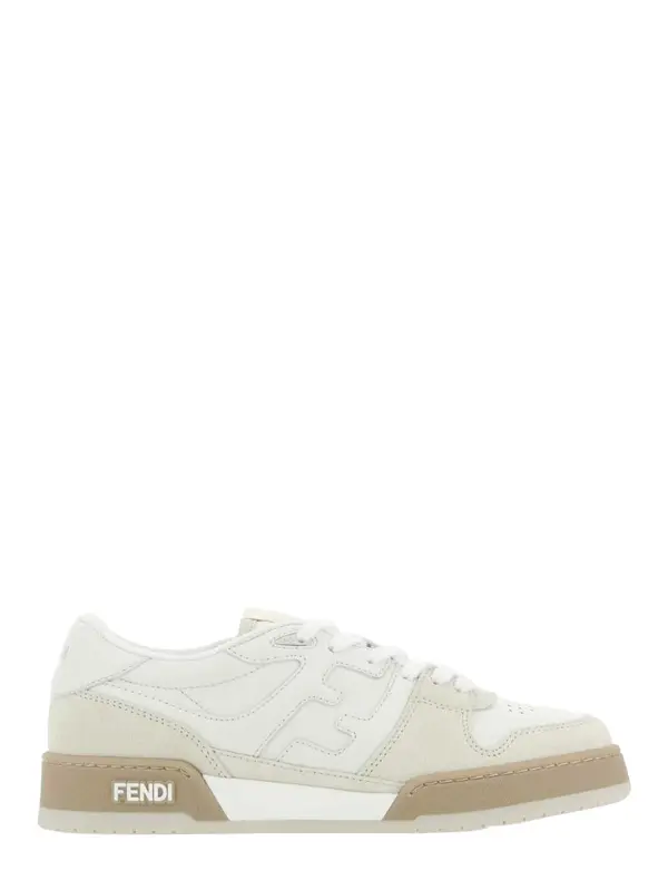 Fendi Match Low-top Sneakers - White