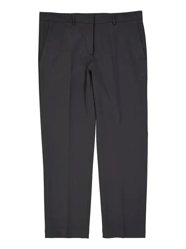 BLANCA VITA Cropped Trousers - Gray