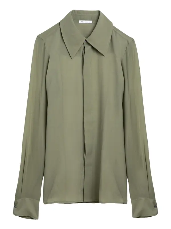 Ami Silk Shirt - Green