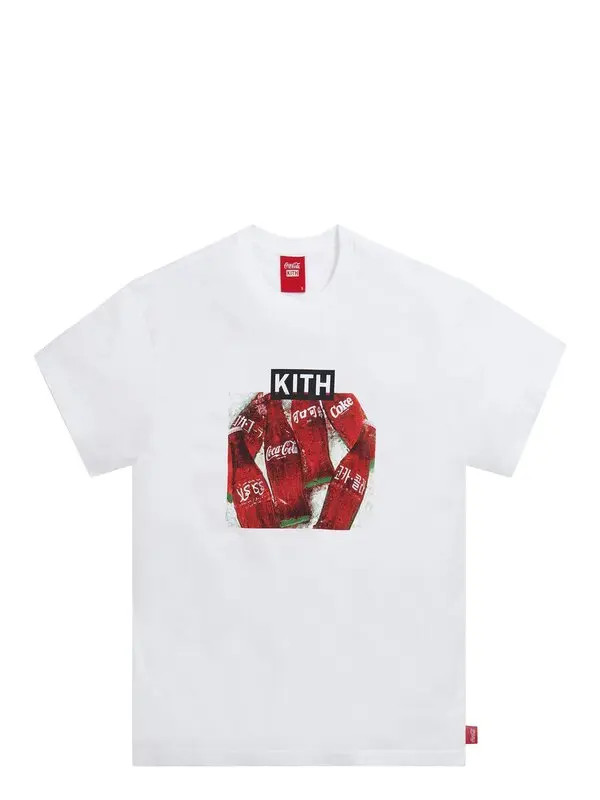 Kith X Coca-cola Language Bottle Vintage Tee - White