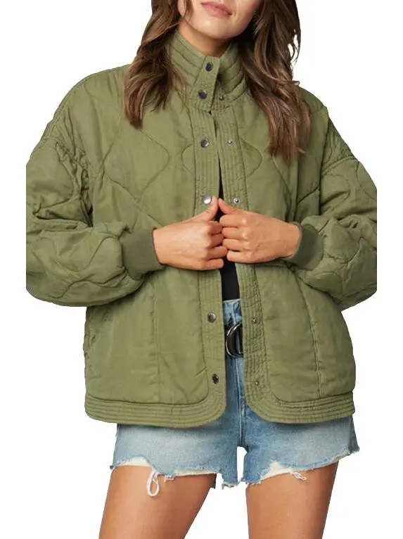 Blanknyc Quilted Jacket - Burnt Sage