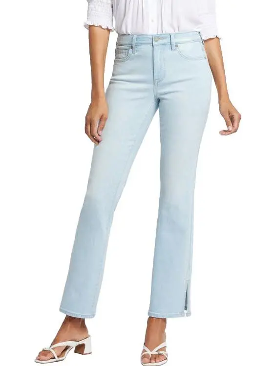 NYDJ Barbara Side Slit Bootcut Jeans - Oceanfront