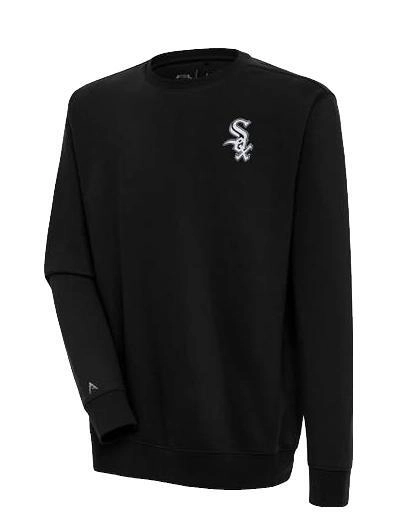 ANTIGUA Chicago White Sox Victory Pullover Sweatshirt - Black