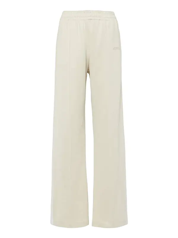 Isabel Marant Roldy Cotton-blend Jersey Sweatpants - Neutrals