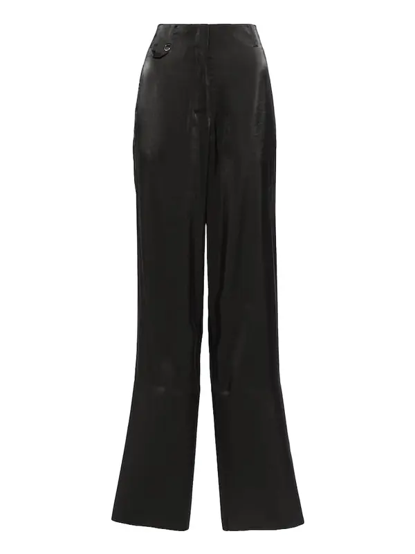 Jacquemus Le Pantalon Cubo Wide-leg Pants - Black