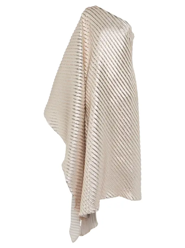 TALLER MARMO Metropolis Jacquard Maxi Dress - Silver