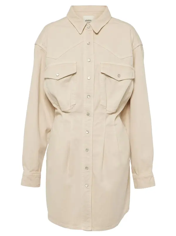 Isabel Marant Liliko Shirt Dress - Neutrals