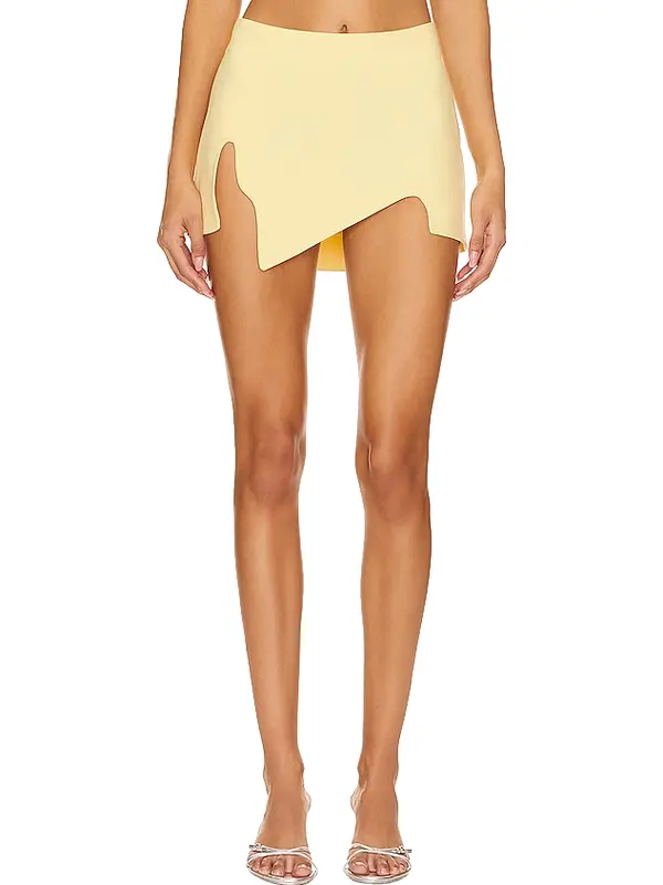 MOTHER OF ALL Charlotte Mini Skirt - Yellow