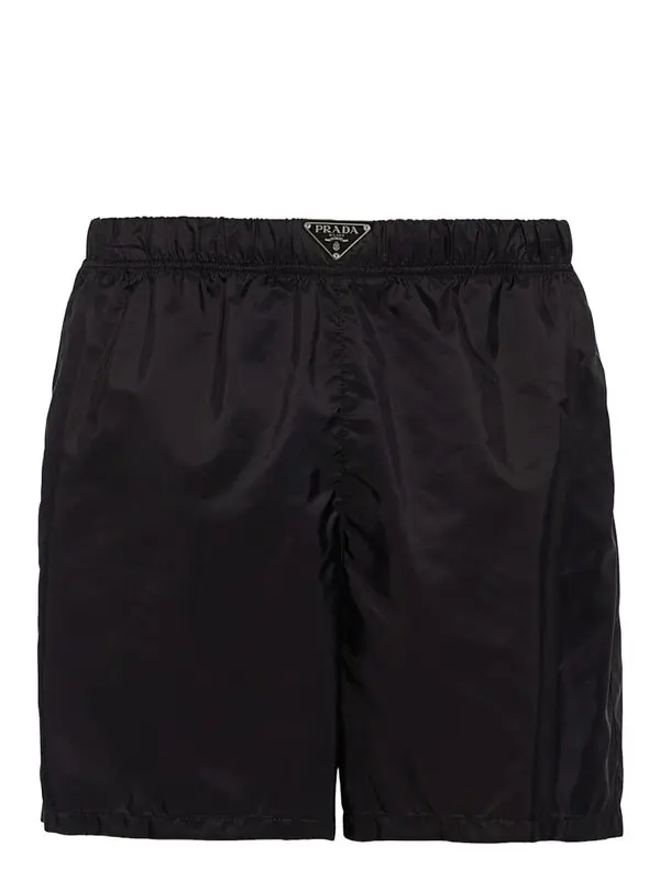 Prada Re-nylon Swim Trunks - Black