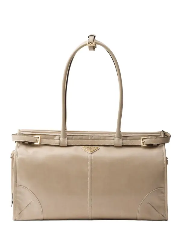 Prada Leather Handbag - Neutral