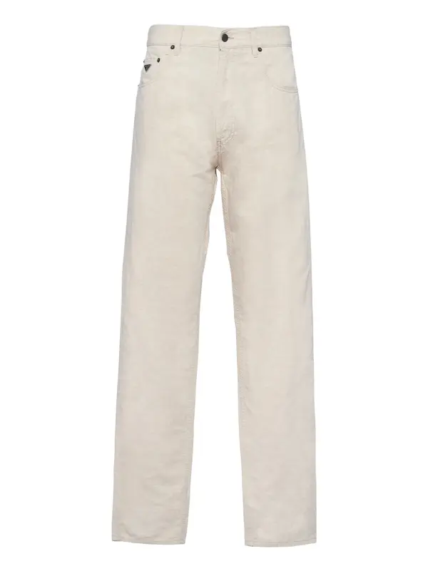 Prada Chambray Jeans - Natural