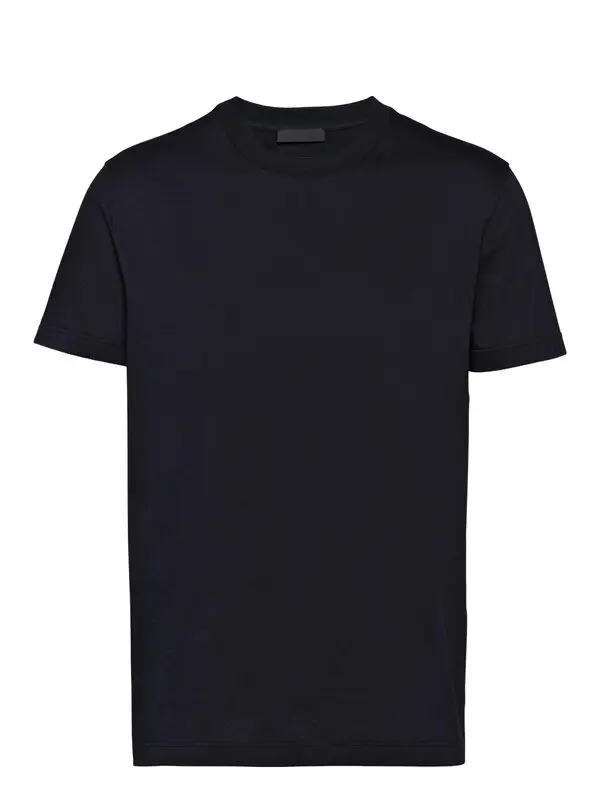 Prada Three Pack Cotton Jersey T-shirts - Black