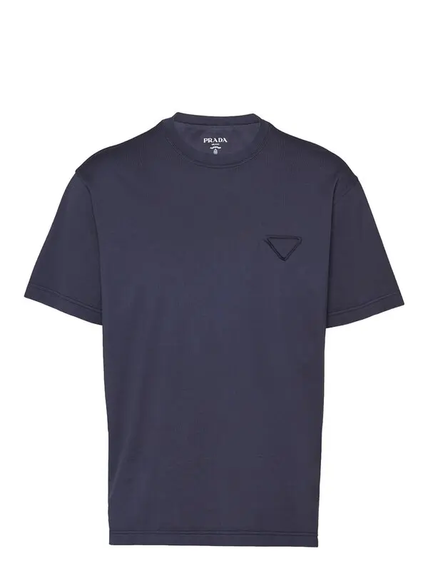 Prada Cotton T-shirt - Navy