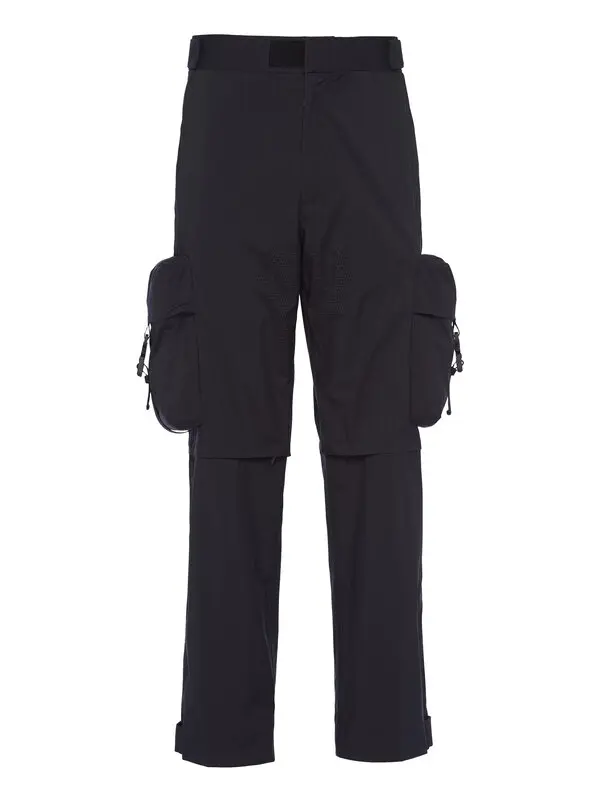 Prada Technica Fabric Modular Pants - Black