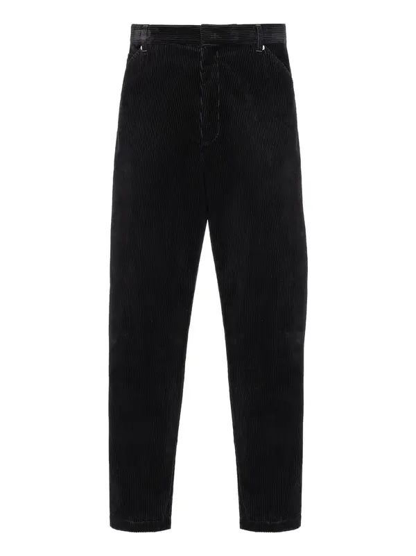 Prada Pinwale Corduroy Pants - Black
