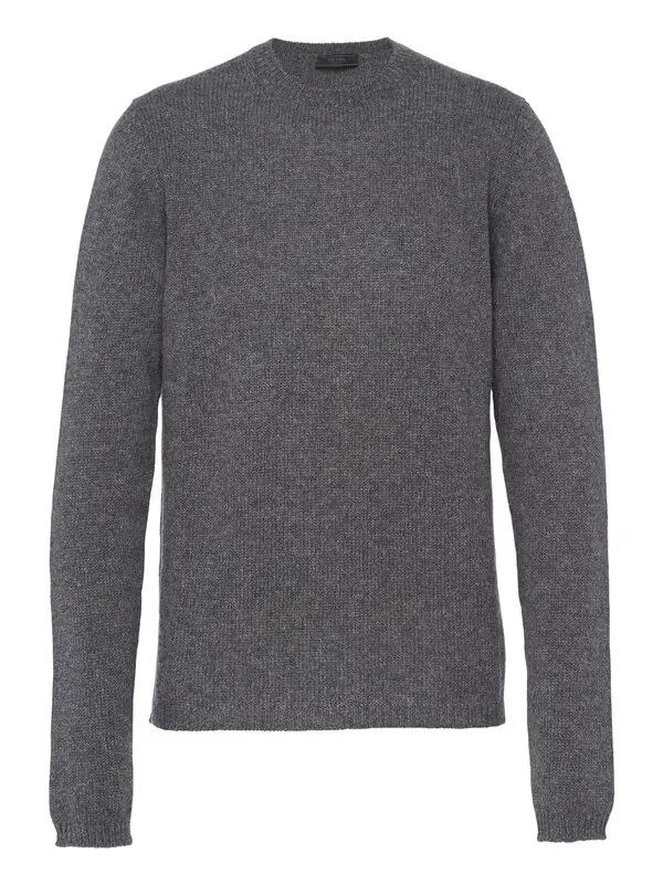 Prada Cashmere Crew-neck Sweater - Slate Gray