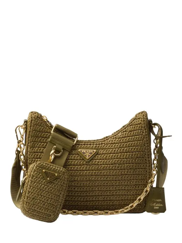 Prada Re-edition 2005 Crochet Bag - Green