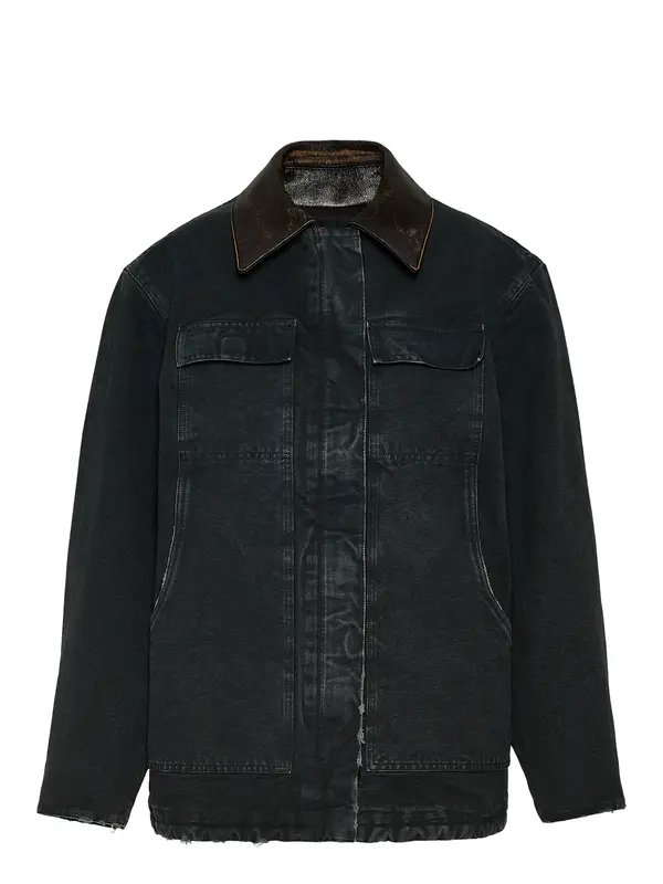Prada Canvas Trucker Jacket - Grey