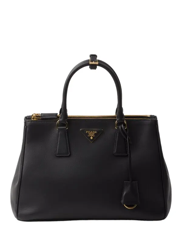 Prada Galleria Large Leather Bag - Black