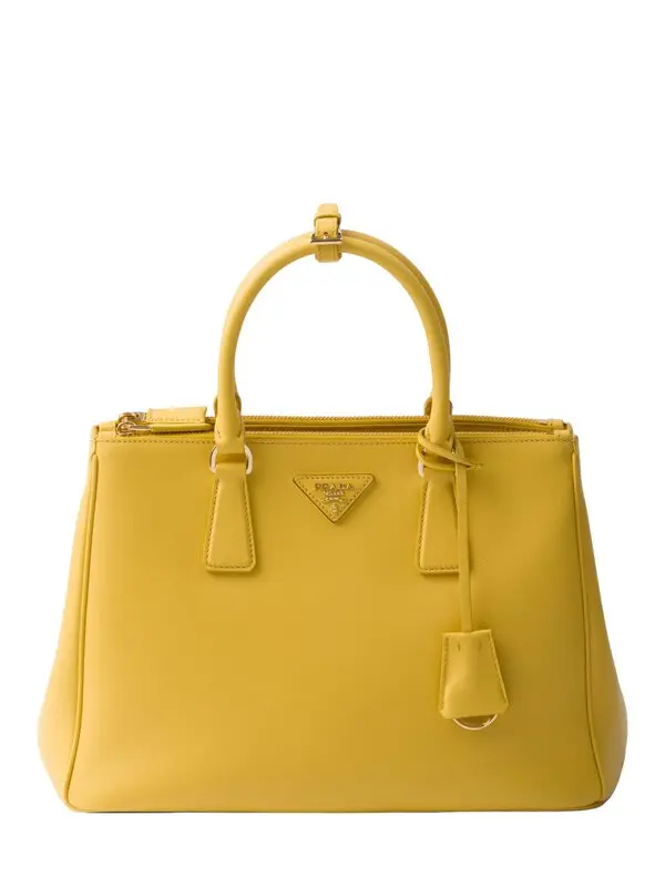 Prada Galleria Large Leather Bag - Yellow