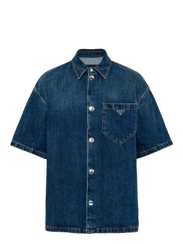 Prada Denim Shirt - Navy
