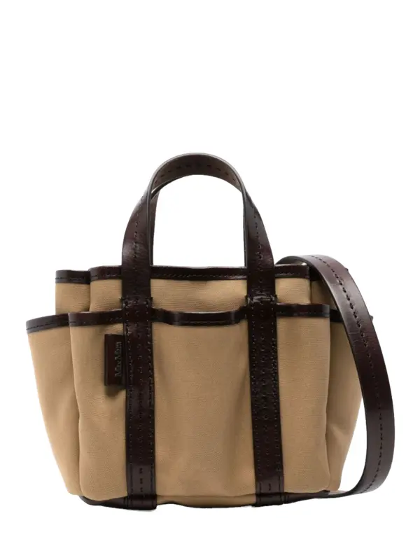Max Mara Mini Giardiniera Tote - Brown