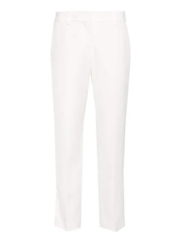 Ermanno Scervino Mid-rise Tailored Trousers - White