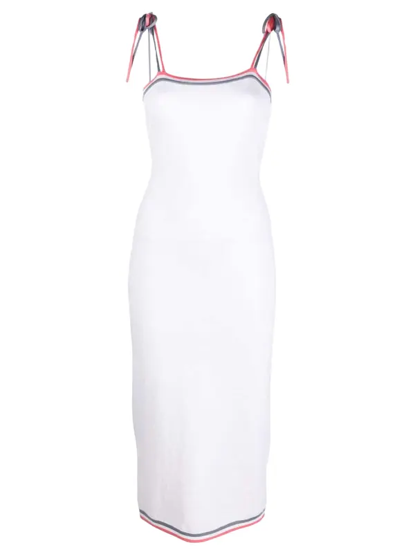 Fendi Monogram Midi Dress - White