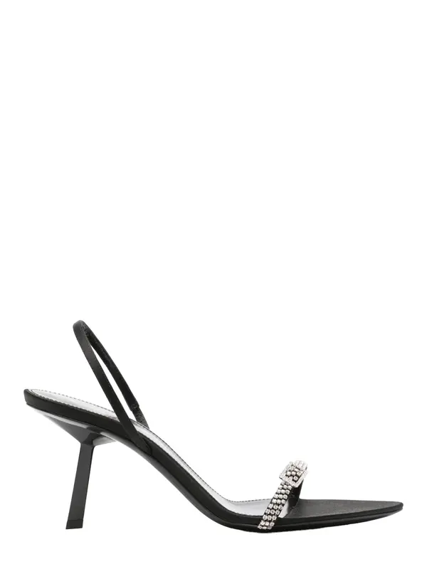 Saint Laurent Rendez-vous 75mm Sandals - Black