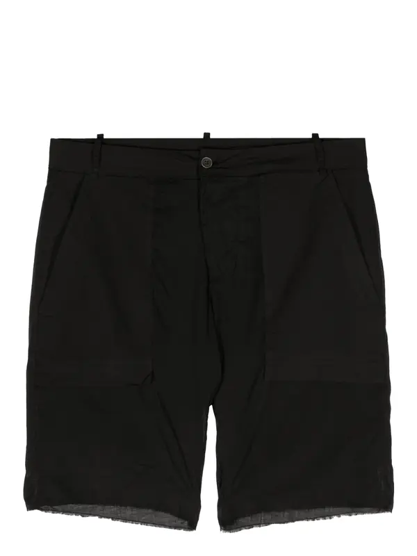 Masnada Cotton Shorts - Black
