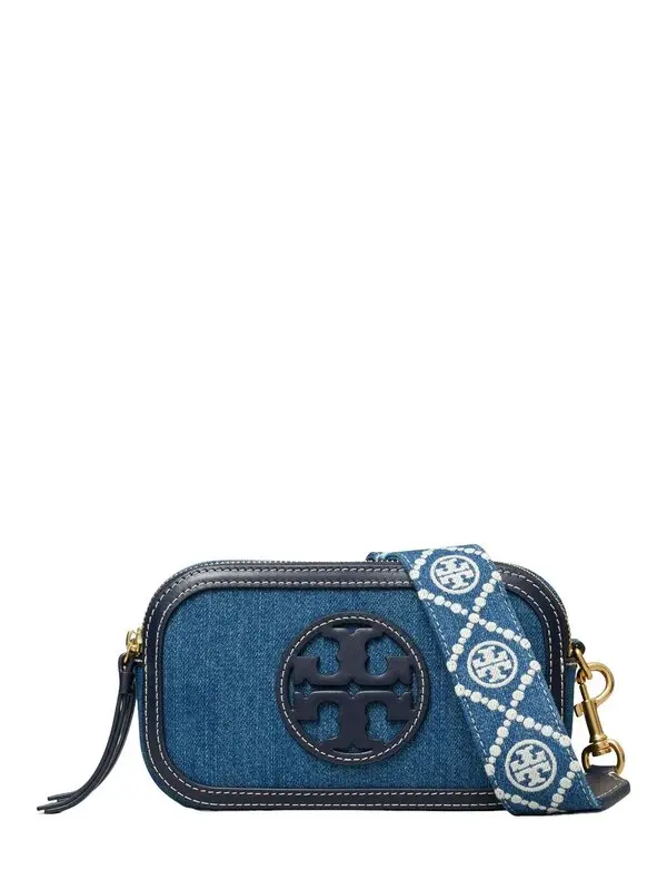 Tory Burch Mini Miller Denim Crossbody Bag - Denim Multi