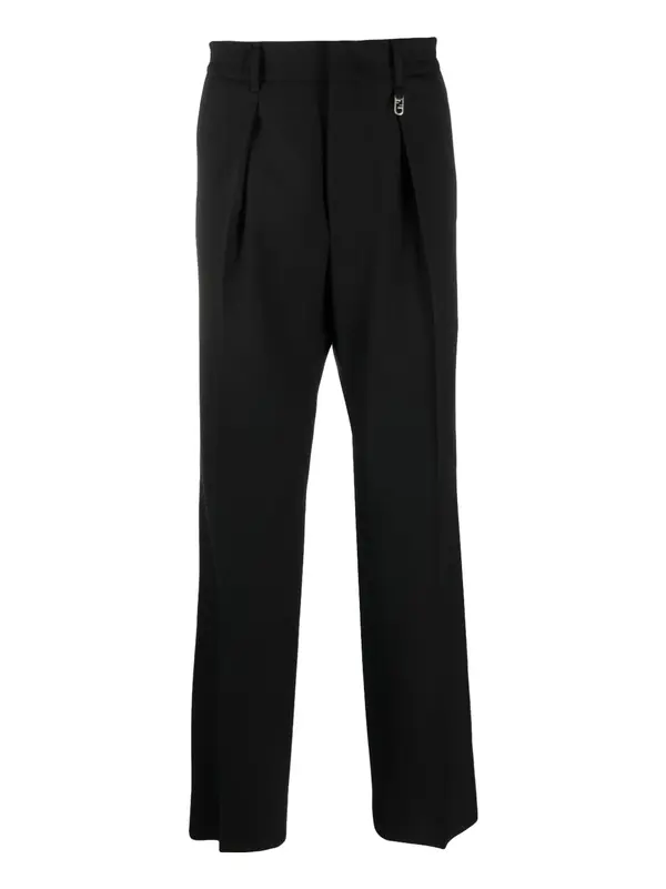 Fendi Straight-leg Tailored Trousers - Black