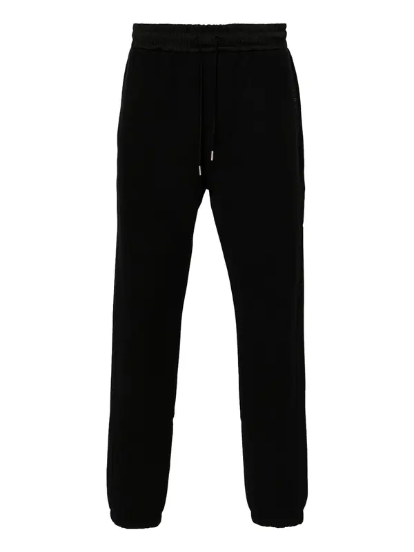 Saint Laurent Logo-embroidered Track Pants - Black