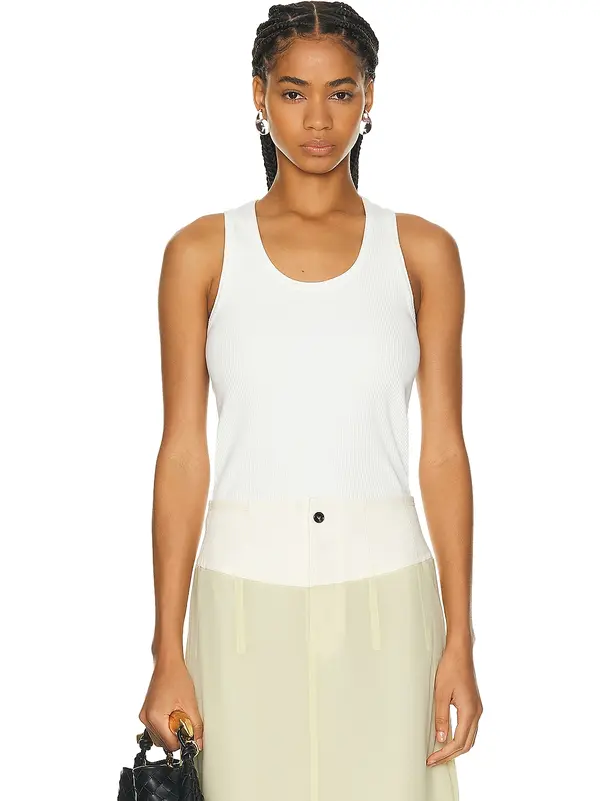 Bottega Veneta Tank Top - Chalk