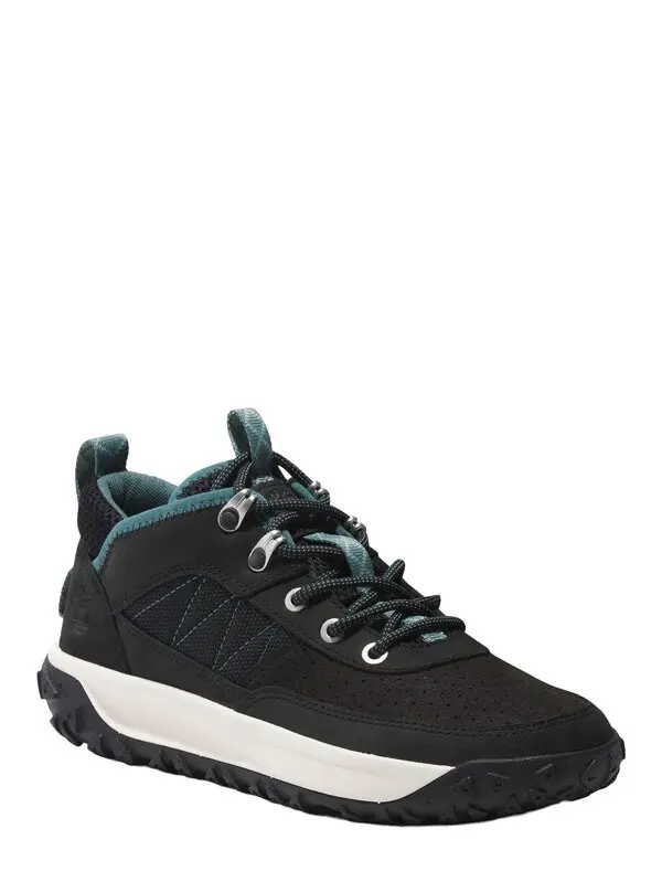 Timberland Greenstride Motion Hiking Sneakers - Black Nubuck With White