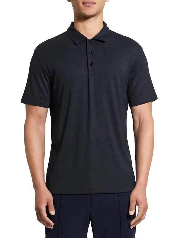 Theory Bron C.anemone Polo - Black Multi - A0p