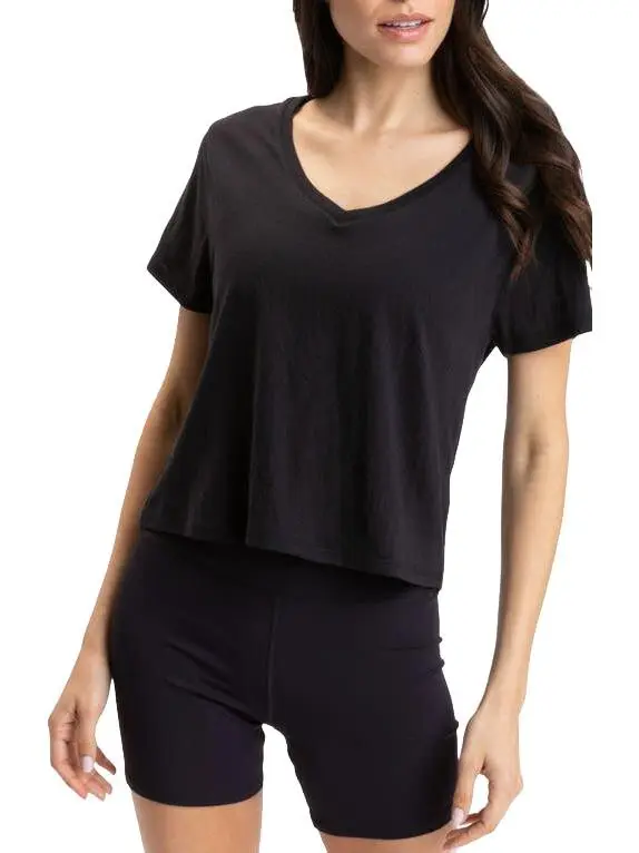 THREADS 4 THOUGHT Ada V-neck T-shirt - Black