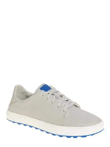 Olukai Wailea Waterproof Spikeless Golf Shoe - Sterling / Blossom