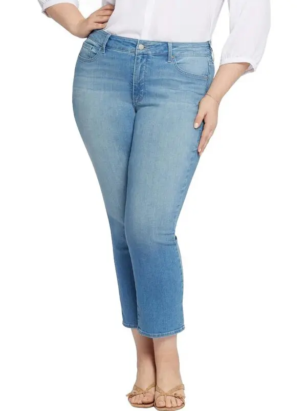 NYDJ Marilyn High-waist Ankle Straight Leg Jeans - Mesmerize