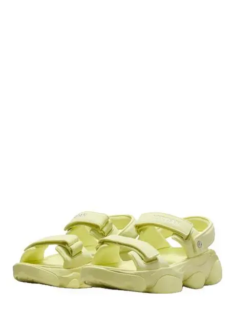 JORDAN Deja Leather Sandal - Luminous Green/ Silver