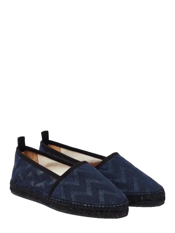 Missoni Elle Zig Zag Espadrilles - Blue