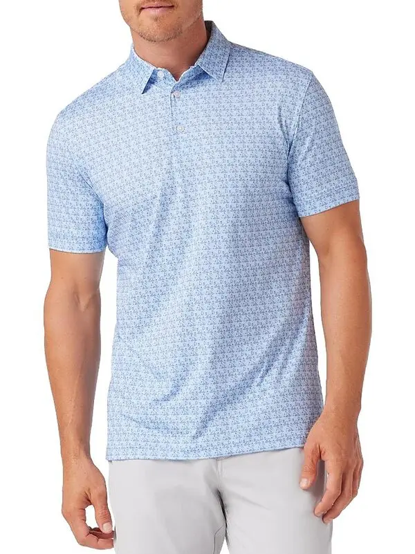 Mizzen+main Versa Short Sleeve Polo - Carts And Cocktails