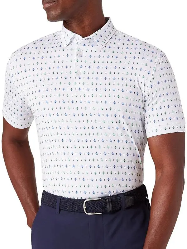 Mizzen+main Versa Short Sleeve Polo - White Agave