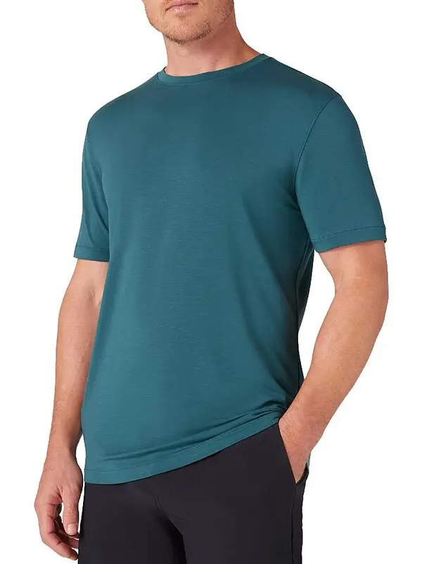 Mizzen+main Knox Ss T-shirt - Balsam Solid