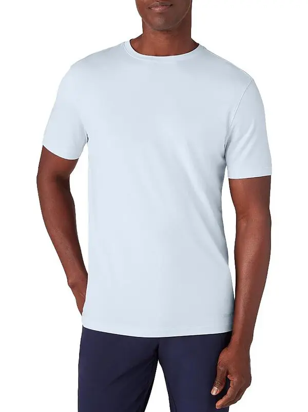 Mizzen+main Knox Ss T-shirt - Sky Solid
