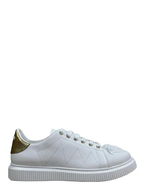 Versace Medusa Low-top Sneakers - White/gold